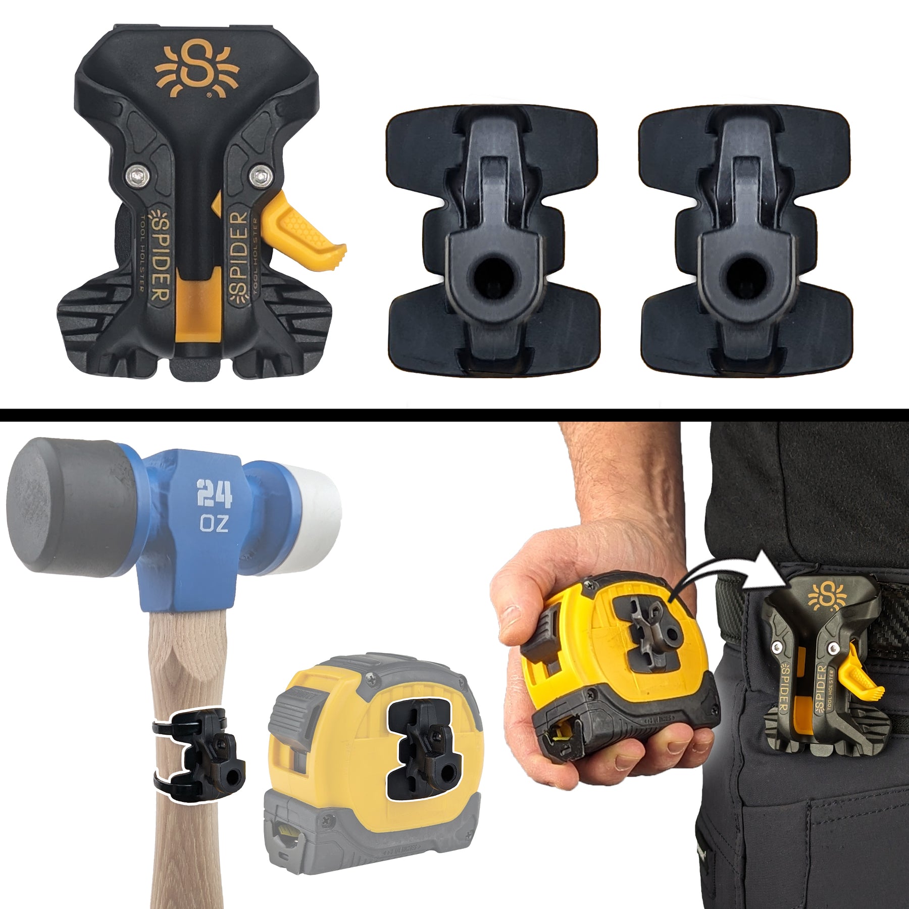 5160TH: Pro Tape Measure + Hammer Holster Kit