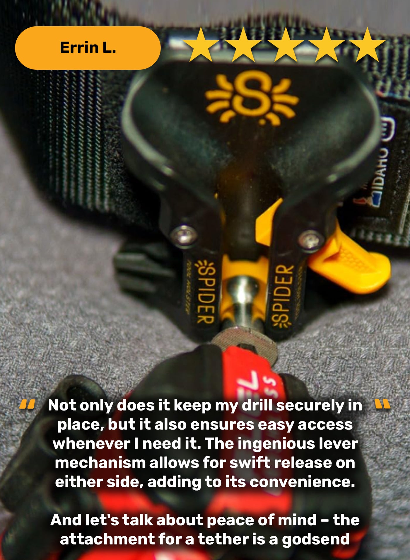 Spider Tool Holster - The quick-draw solution for carrying your tools!