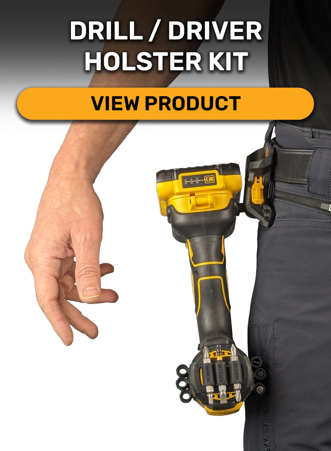 Spider Tool Holster - The quick-draw solution for carrying your tools!